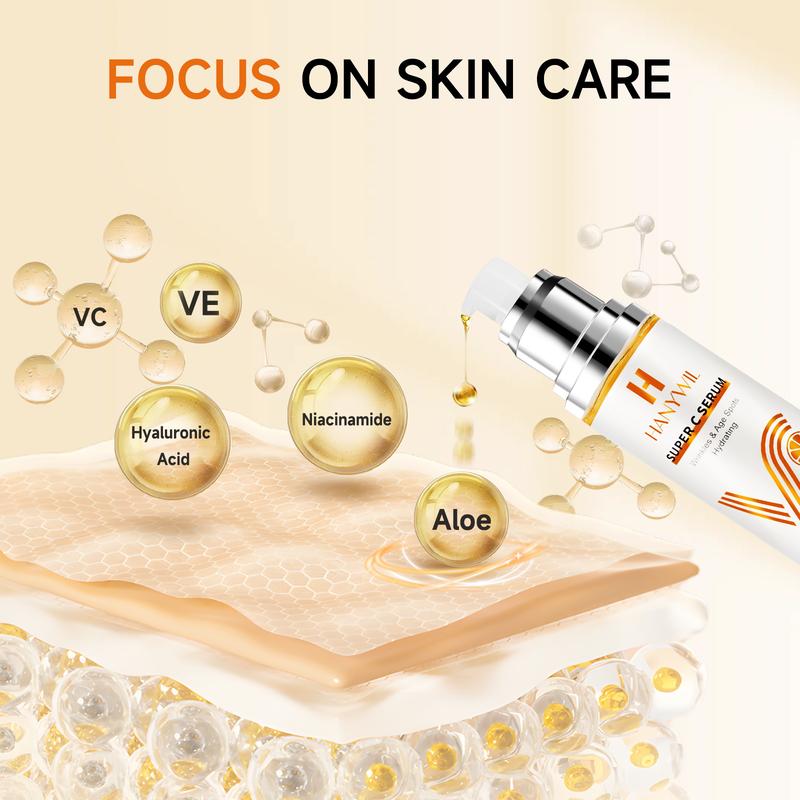 HANYWIL Vitamin C Gold | Anti-Aging Vitamin C Serum for Firming, Lifting & Hydrating Mature Skin ...