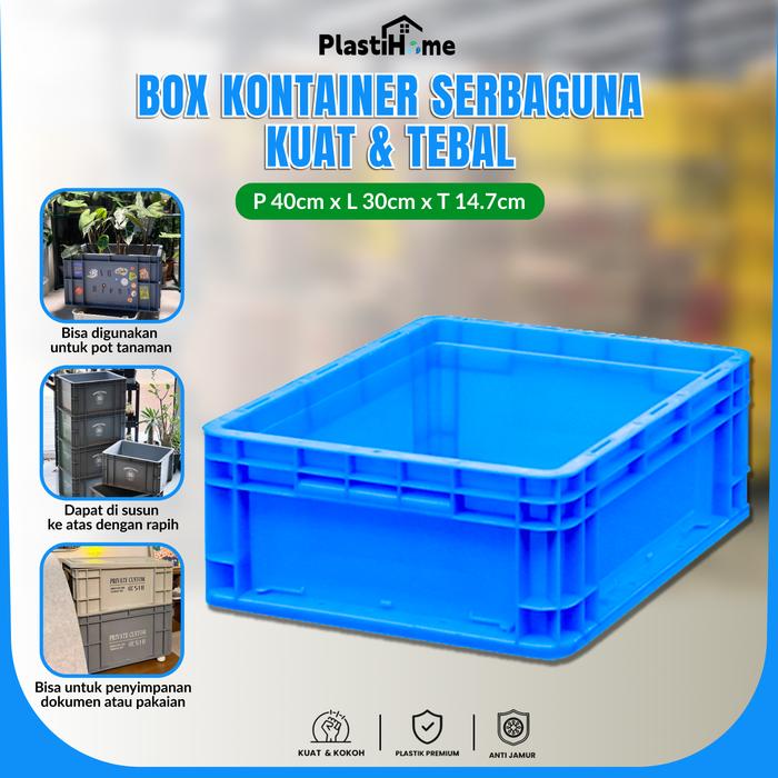 Promo PlasitHome container box Kotak Logistik 40x30x14.7cm Kotak ...
