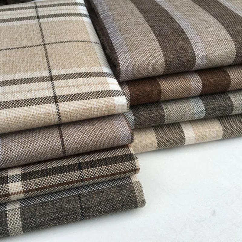 Cotton Linen Fabric By The Meter for Sofa Covers Tablecloth Sewing ...