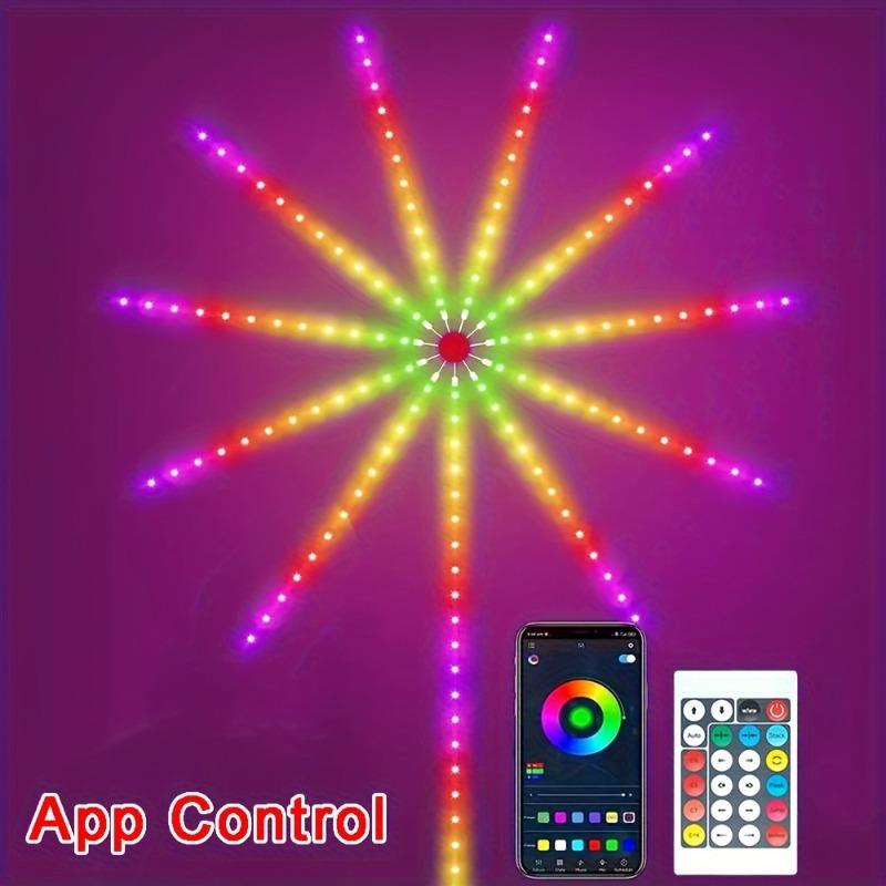 AMill LED Firework Light, USB Powered, Color Changing with Adjustable ...