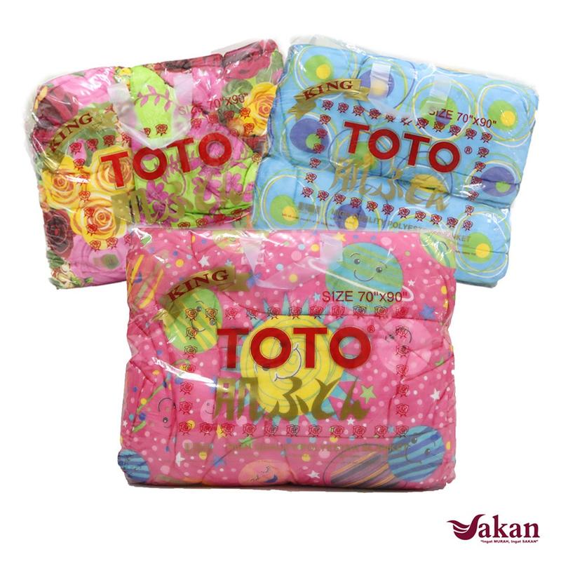 Sakan Random Design Toto King 000258 Bedding Soft - TikTok Shop Malaysia