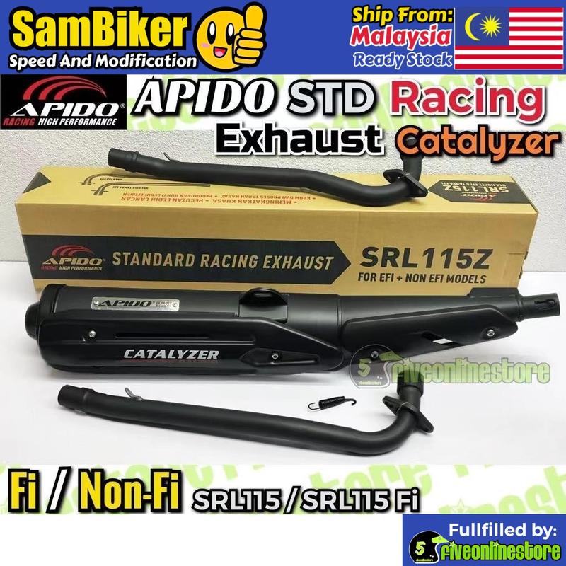 Lagenda 115 115Fi APIDO Ekzos Paip Lumba Standard Racing Exhaust ...
