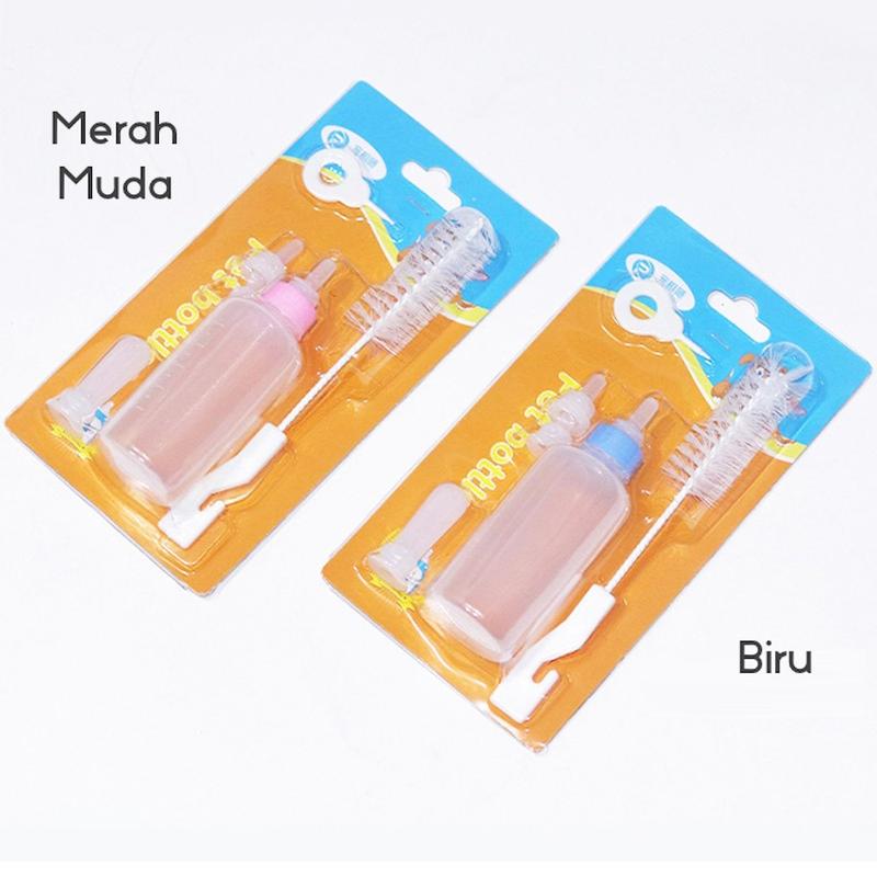Set Botol Susu Dot Anak Hewan 50ml Pet Milk Bottle Dispenser - Shop ...