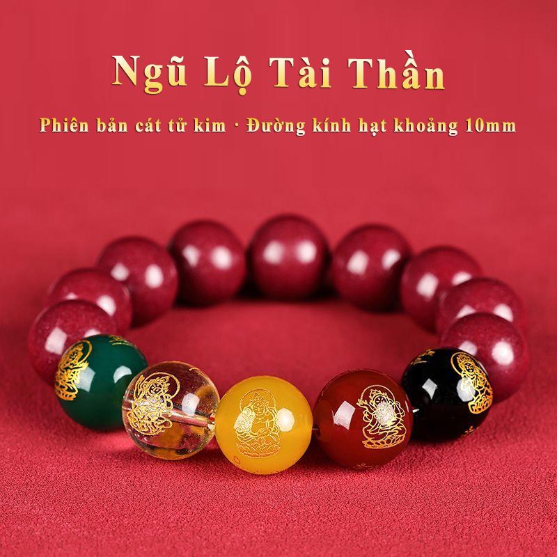 Vòng tay Chu Sa Ngũ Lộ Thần Tài , Chiêu Tài Chuyển Mệnh / Sản - TikTok ...