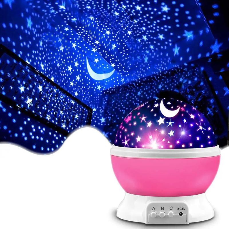 Galaxy Sky Romantic Starry Light LED Projector Star Moon USB Night Lamp ...
