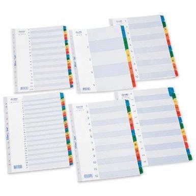 Promo Bantex Reinforced Tabs Divider Indexes/Pembatas Binder/Penyekat ...