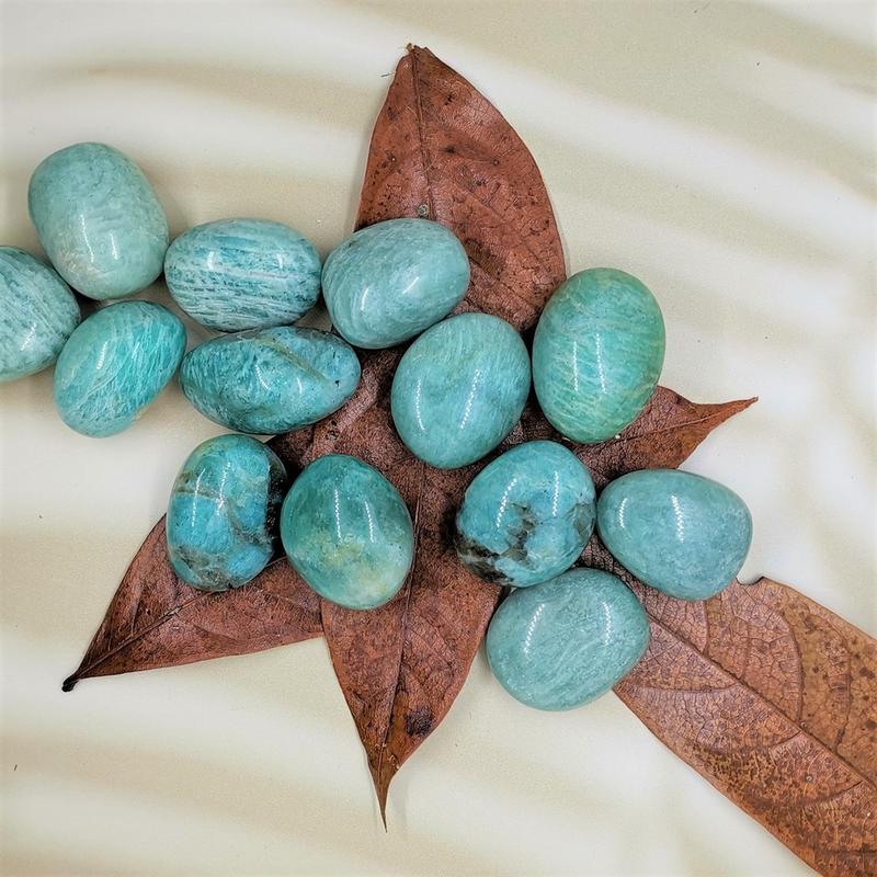 Amazonite (Soothing Stone) Tumbled Cube Crystal Polished Stone - TikTok ...