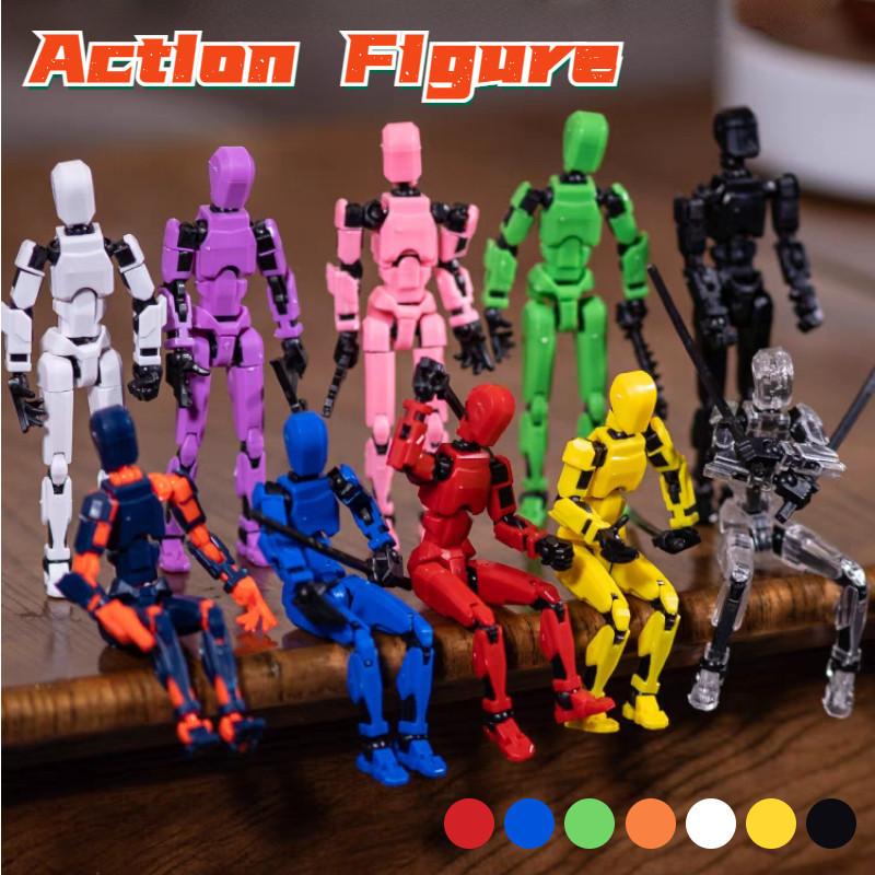Lucky 13 Action Figure 3D Dummy Robot Toy with Movable Digital - TikTok ...