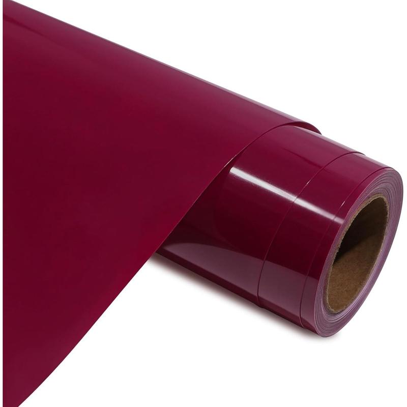 Heat Transfer Vinyl Burgundy HTV Vinyl 12" x6ft Red Iron on Vinyl for T ...