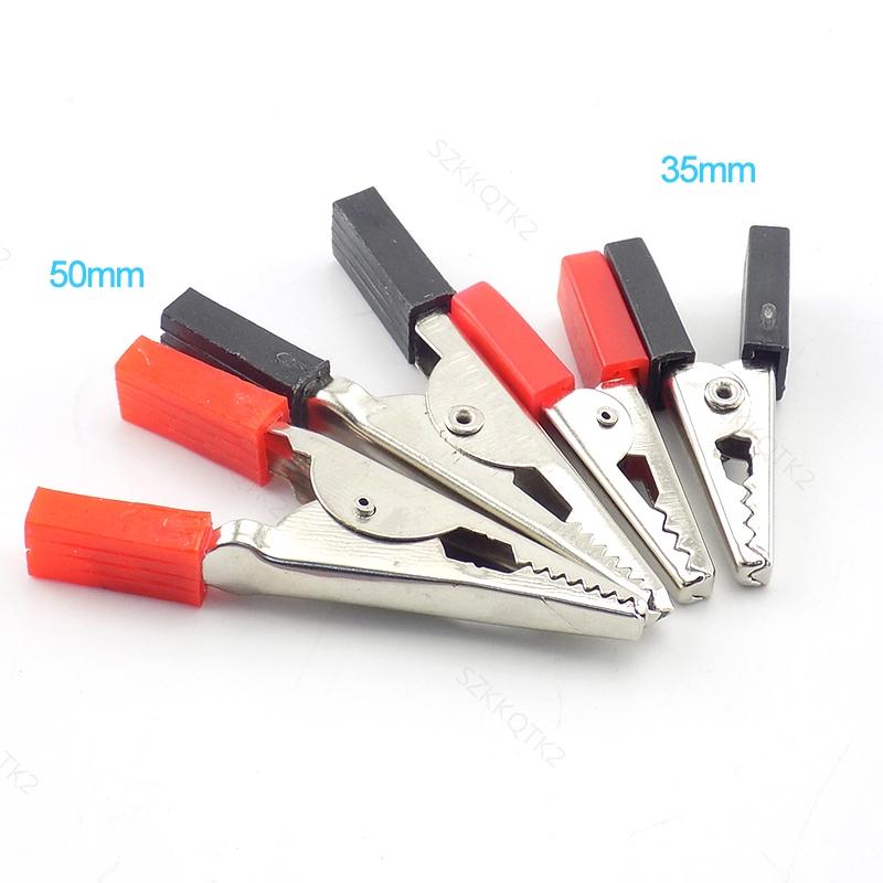 Red Black Alligator Clips Crocodile Terminal Test Electrical - TikTok ...