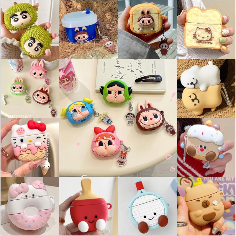 New Air Pods 4 Cartoon cute crying baby Powerpuff Girls labubu - TikTok ...