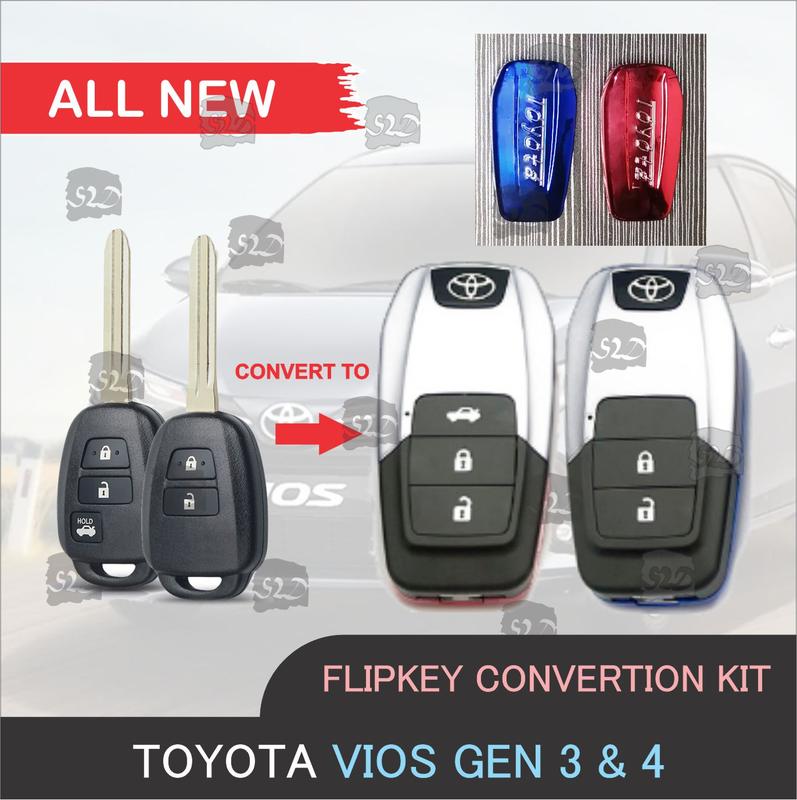NEW Toyota Flip Key Conversion Kit - 2 / 3 Buttons v3.0 - TikTok Shop ...