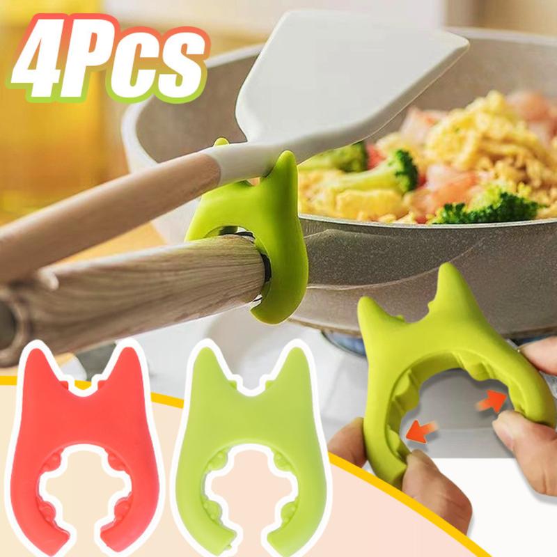 Cute Imps Spatula Holder Anti-Overflow Pot Clip Multifunctional ...