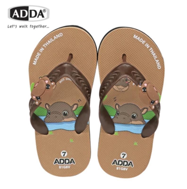 รองเท้าแตะ แบบหนีบ สำหรับเด็ก ลายน้องหมูเด้ง (ลิขสิทธิ์แท้) Adda ...