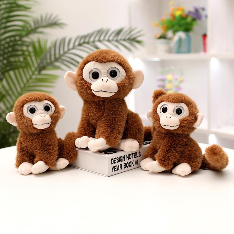 Cartoon mink big eyed monkey plush toy cute and silly monkey - TikTok ...