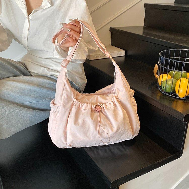 Oxford Fabric One Size Zipper Women's Shoulder Bag Spring 2025 - TikTok ...