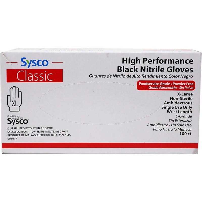 Sysco Classic Black Gloves Box, 100 Count - TikTok Shop