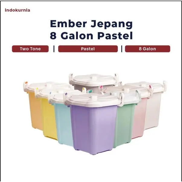 (DISKON) EMBER 8 GALON HONGKONG PASTEL / EMBER 30 LITER WARNA PASTEL ...