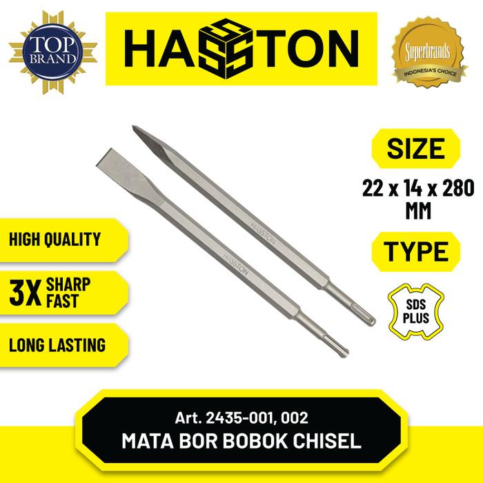 Promo Hasston Mata Bor SDS Plus Bobok Beton Tembok/ Chisel Flat-Point ...