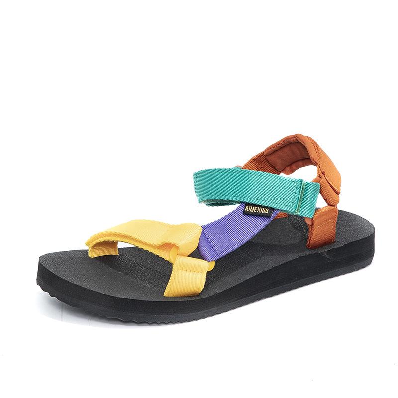 Summer new colorful flat sandals casual soft soled women beach - TikTok ...