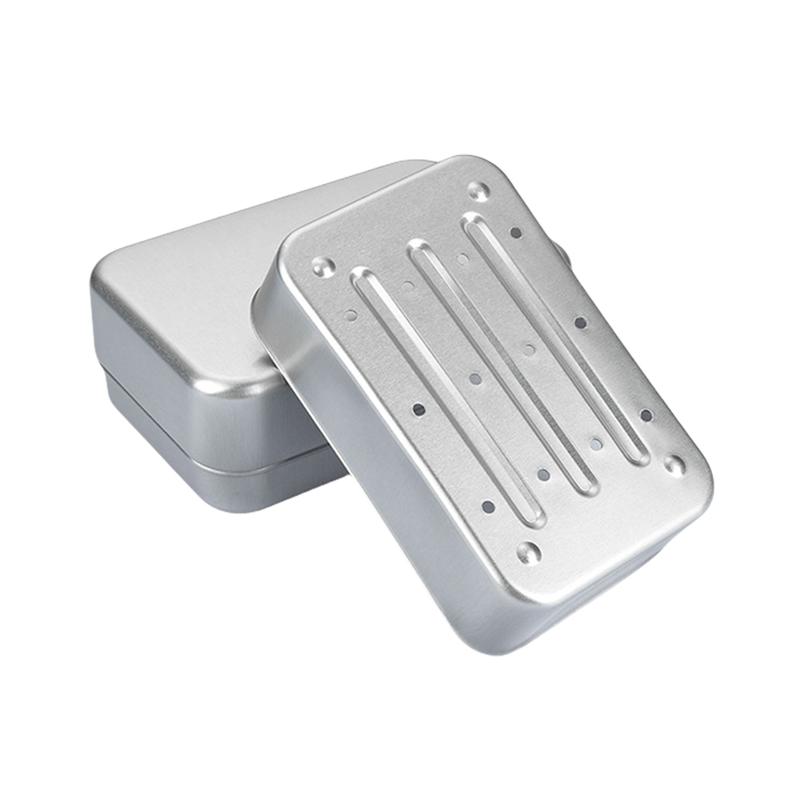 Aluminum Soap Box Travel Soap Dish with Drainages Layer, Waterproof ...