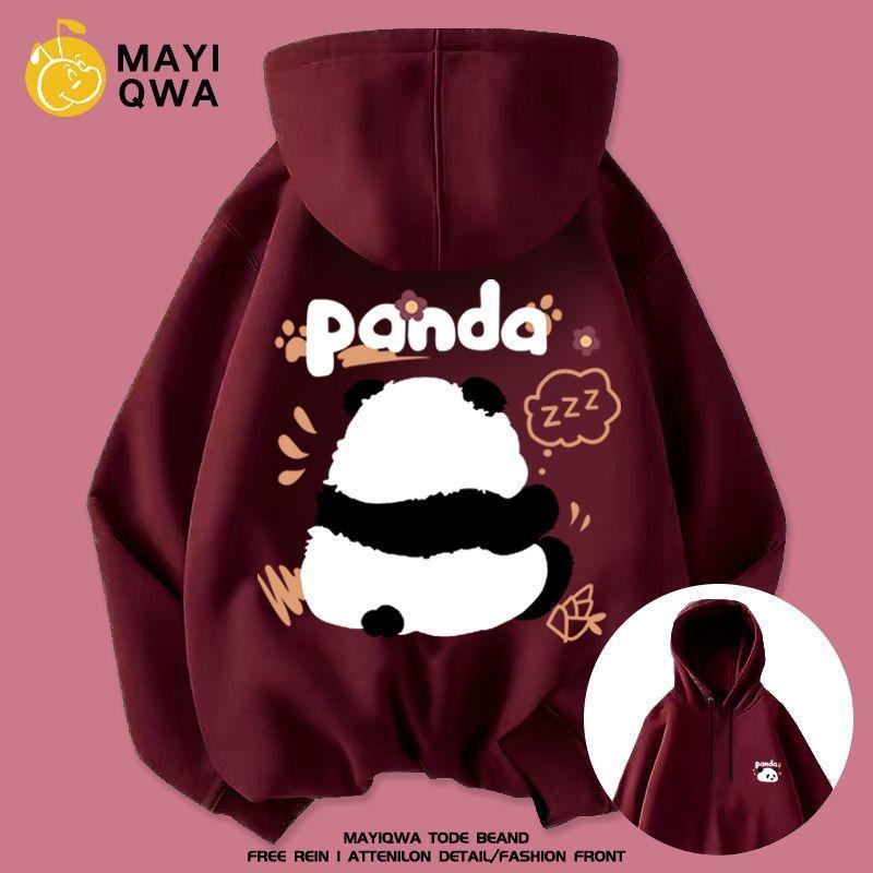 Hoodie Kartun Panda, Fesyen Cina, Jenama Comel, Bercetak Personaliti ...