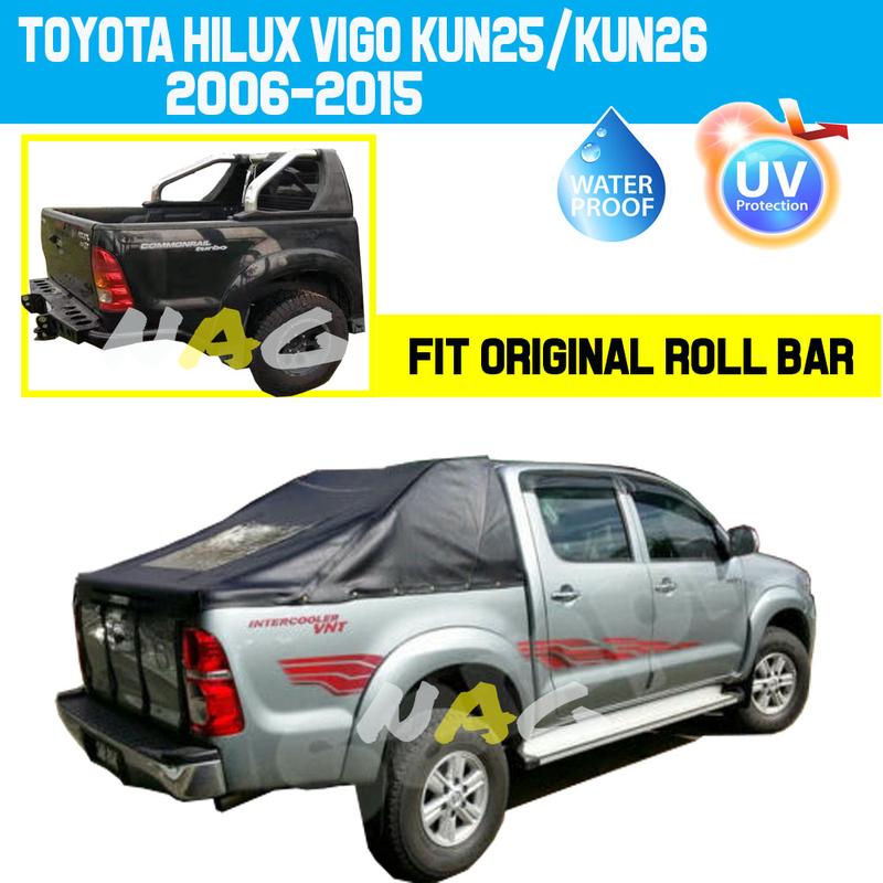 TOYOTA HILUX VIGO KUN25 KUN26 HIGH QUALITY UV PROTECTOR CANVAS - TikTok ...
