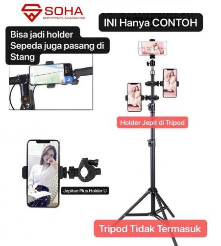 HRT-007 Penjepit Plus Holder / Mount Holder Bisa di Atur 360 - Shop ...