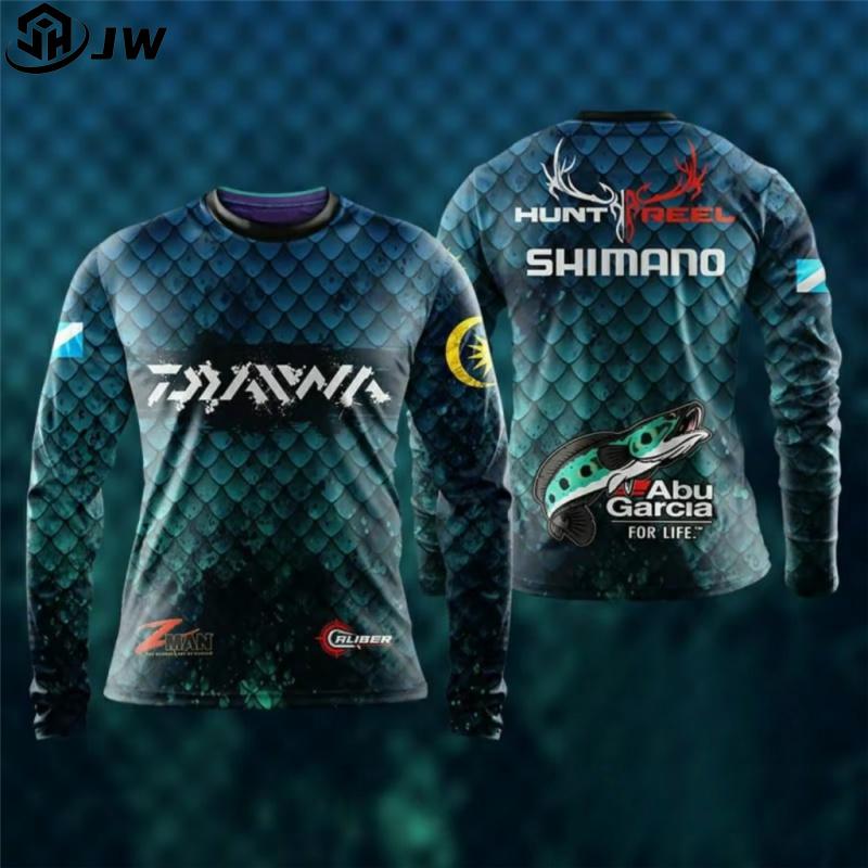 Baju Memancing, Fabrik Gentian Ultra Halus, Selesa, Lengan Panjang ...