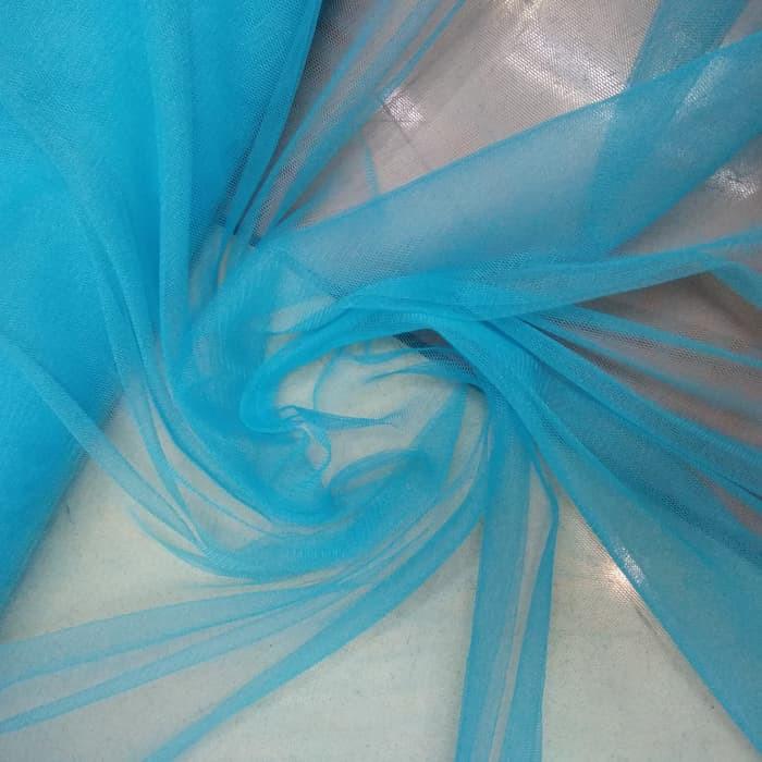 (TERMURAH) Kain TILE POLOS Lembut - SOFTTULLE Per 50cm - 100% - Shop ...