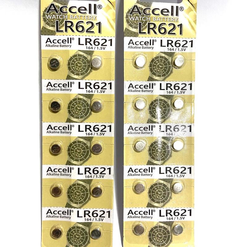 LR621 AG1 1.5 V Accell battery 14.5 mAh Mercury Free Cell Accessory ...