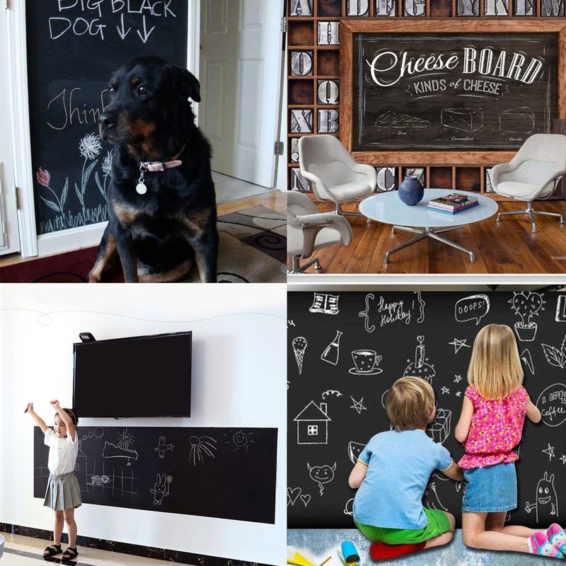 Chalk Blackboard Stickers Removable CPP Draw Decor Mural Decals ...