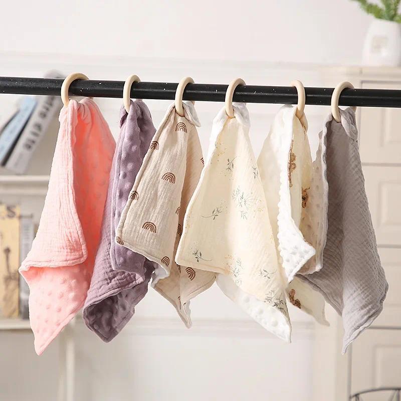 Tuala Persegi Muslin, Selimut Bayi, Tuala Menenangkan dan Menenangkan ...