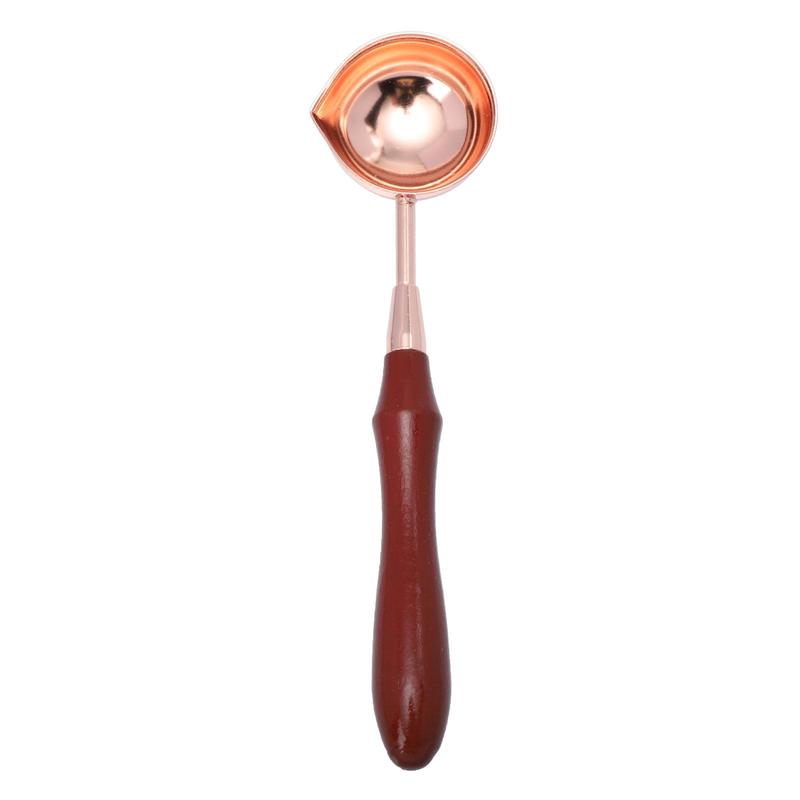 Wax Spoon Seal Stamp Sealing Spoons Tablespoon Fashion Coppe - TikTok ...