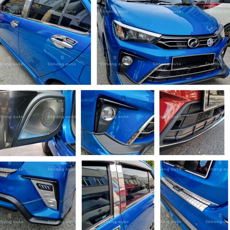 Perodua bezza 2020-2023 chrome front bumper garnish car accessories ...