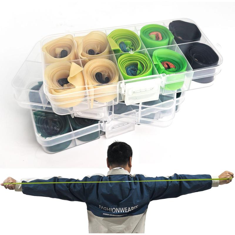 1 Box of 10 Pc Outdoor Stretching Rubber Resistance Bands - TikTok Shop ...