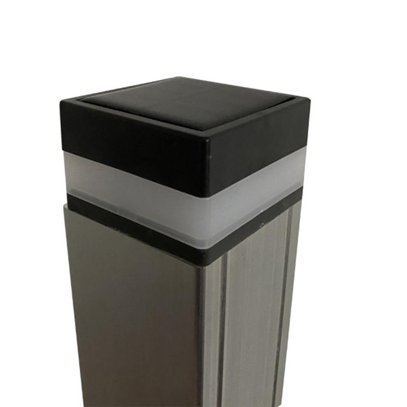 Solar Power Pillar Light Outdoor Waterproof Square Solar Power - TikTok ...