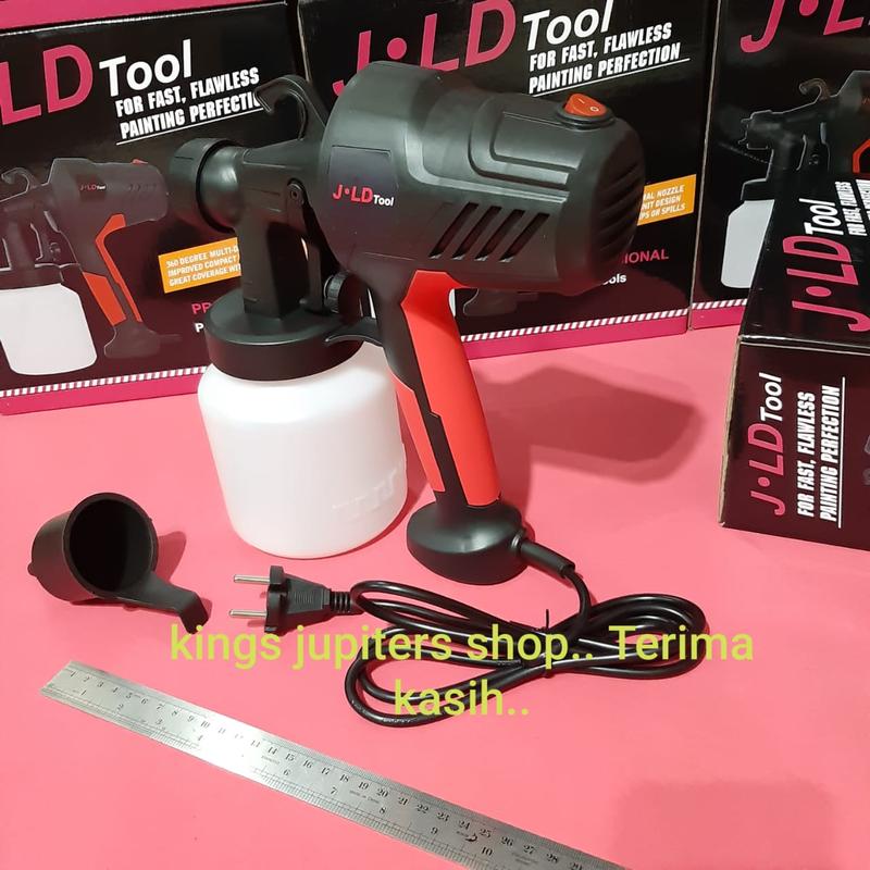 JLD mesin PAINTING spraygun spray sprei gun cet cat paint tembakan ...