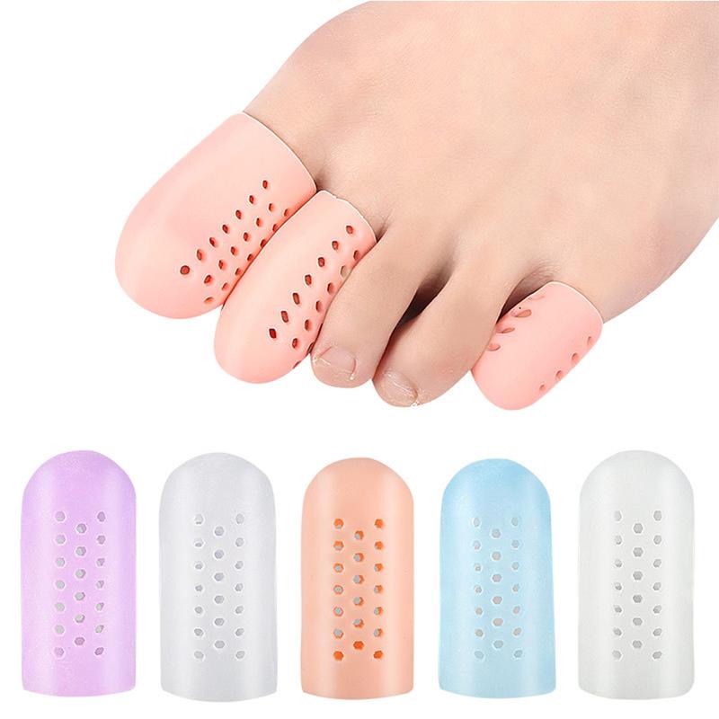 2pc Silicone Breathable Big Toe Protector Thumb Care Soft Foot - TikTok ...