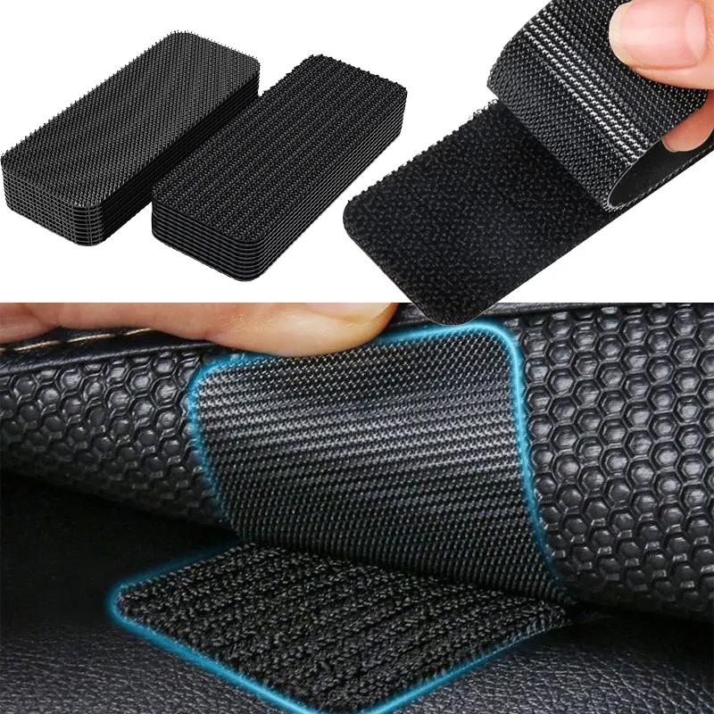 10pairs Car Foot Mat Fixing Stickers Round Floor Foot Mats Tapes ...