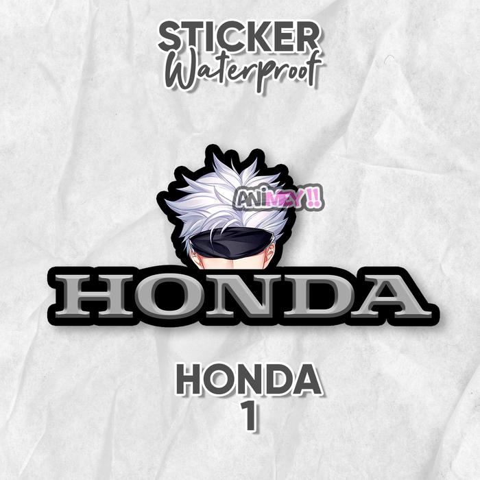 Jual Stiker Gojo Satoru Logo Honda / Stiker Anime Waterproof - Kab ...