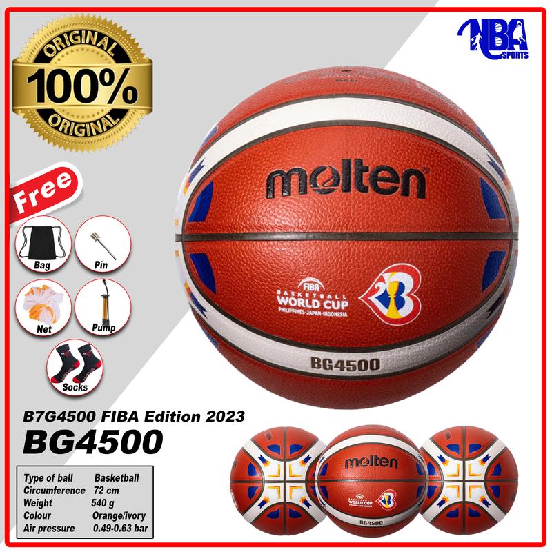 [BG4500 WORLD CUP]LIMITED EDITION Leather basketball size 7 with ...