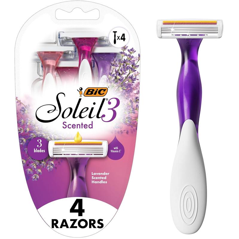 Soleil Smooth Scent Women’s Disposable Razor, 3 Blades with - TikTok Shop