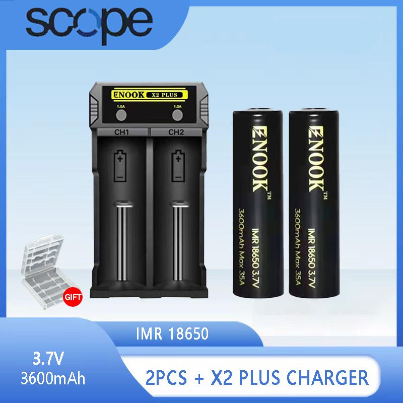 （Ready Stock）Enook Battery 18650/21700 Lithium Rechargeable Battery ...