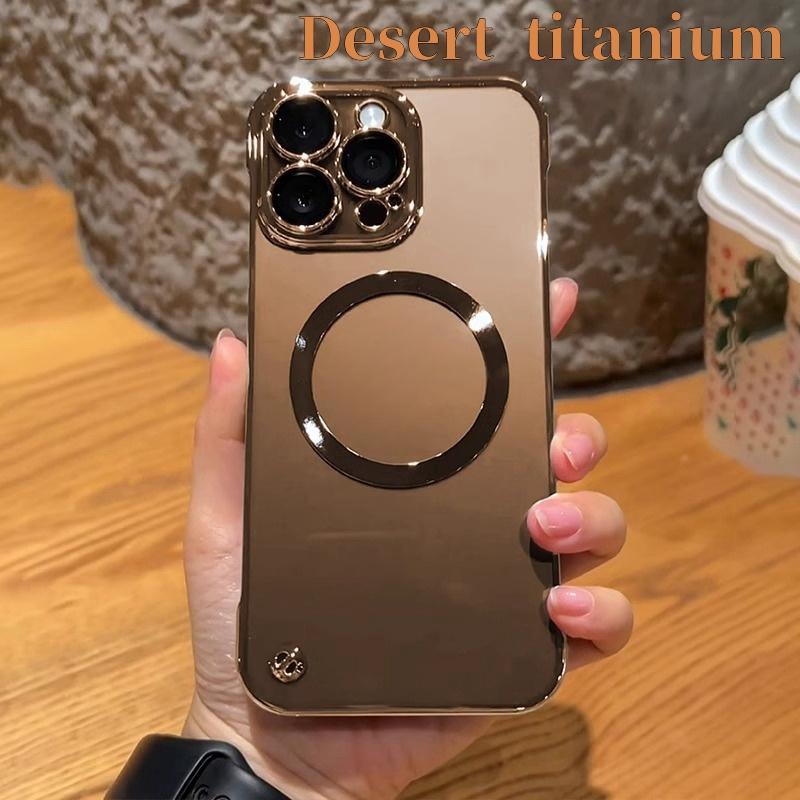 Rimless Clear magnetic Case for iPhone 16 Pro MAX 15 14 13 1 - TikTok ...