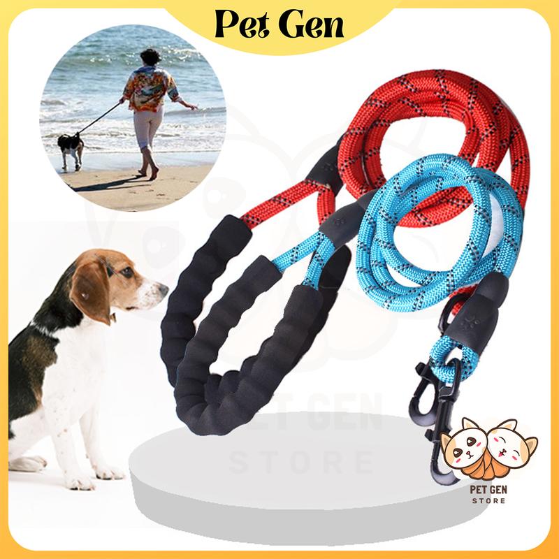 PETGEN Durable Nylon Dog Leash Color Pets Dog Leash Tali Haiwan ...