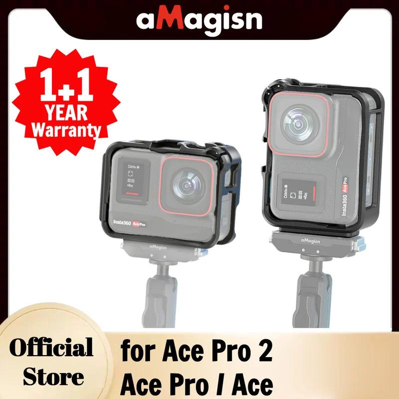 AMagisn Plastic Cage for Insta360 Ace Pro 2 / Ace Pro / Ace,Vertical ...