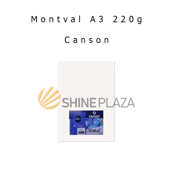 Jual Canson Montval Watercolor Drawing Paper A3 220gsm - Kertas Gambar ...