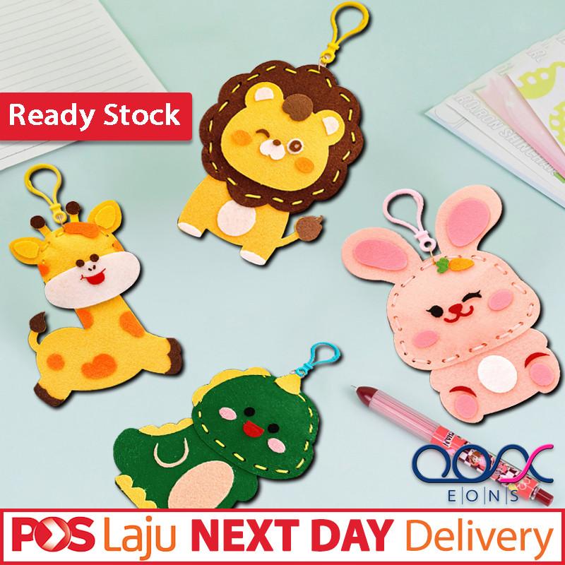 STITCH FUN 💖 Kids DIY Sewing Keychain Kit Cute Animal Handmade - TikTok ...