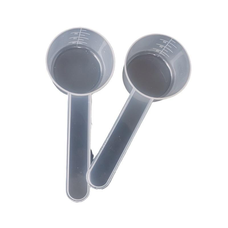20/25/30g 50/60ml White Plastic Measuring Spoon Gram Scoop Food ...
